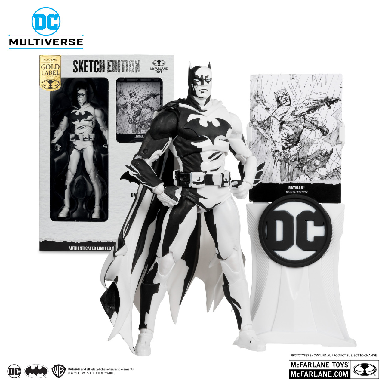 McFarlane Toys DC Multiverse Gold Label Collection:Batman Action Figure ...