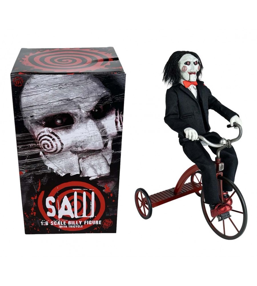Trick or Treat Studios: Saw – Billy Puppet with Tricycle 18 cm ...