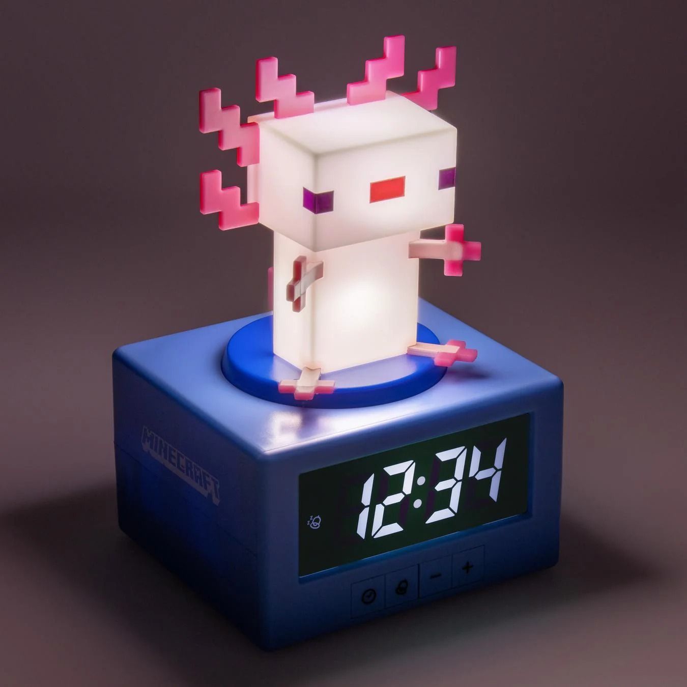 Paladone:Minecraft Axolotl Light Up Alarm Clock 16cm - Nordinary ...